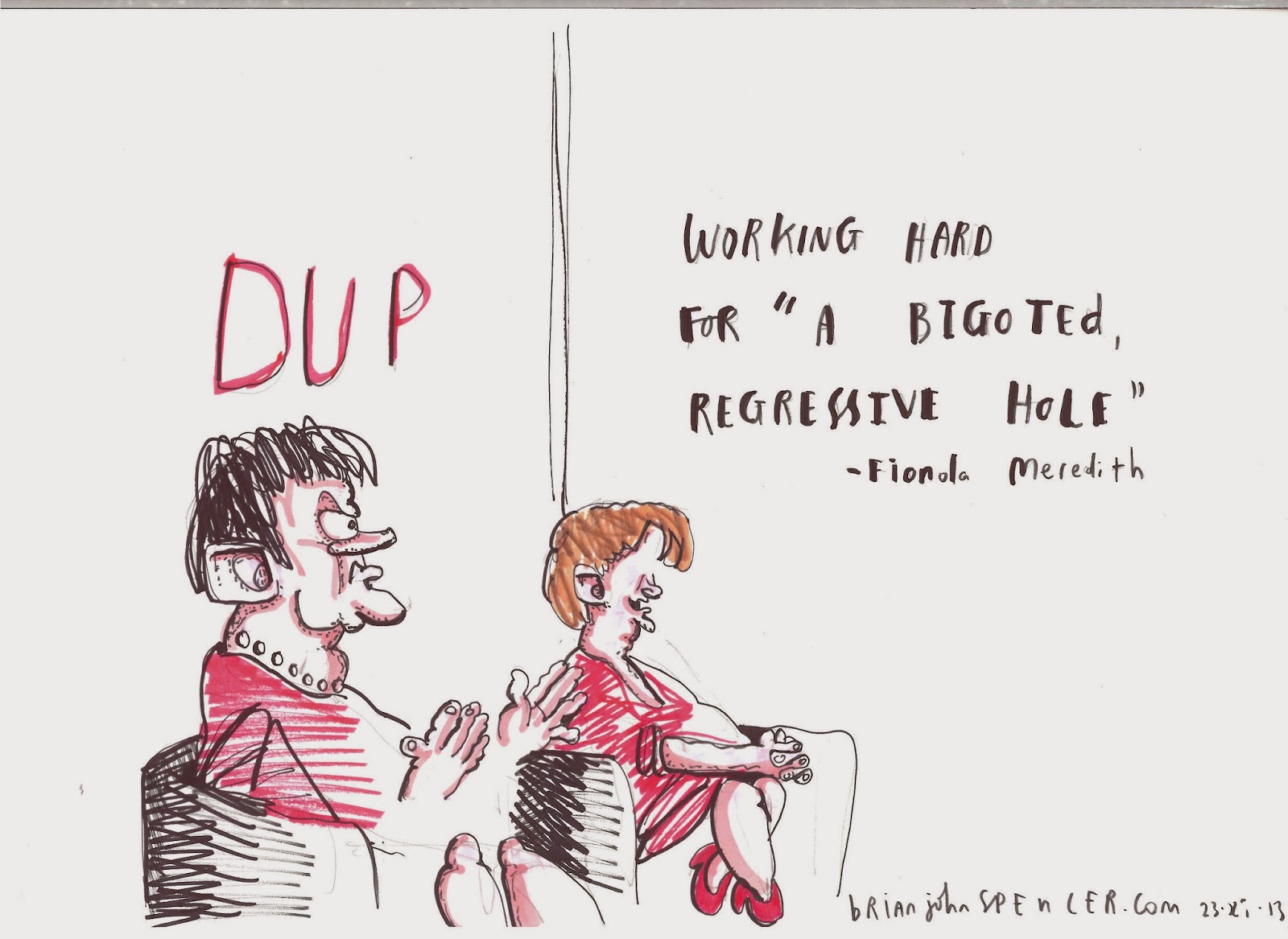Brian John Spencer: Live Drawing - #DUP13 Conference